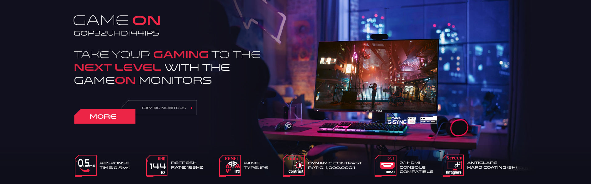 Buy the Best Gaming Monitors, Chairs, Desks, and Arms Online