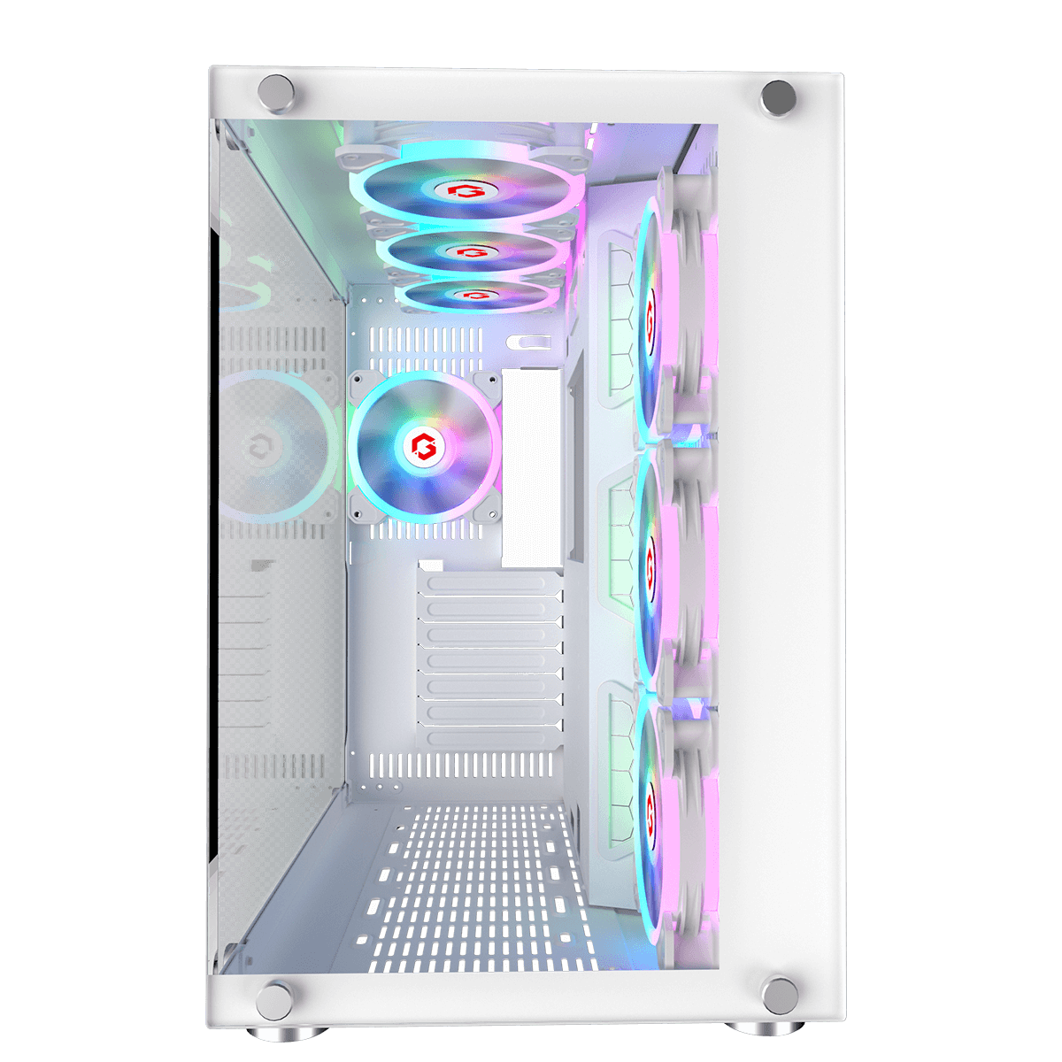 GAMEON Emperor Arctic II Series Mid Tower Gaming Case - White – gameon ...
