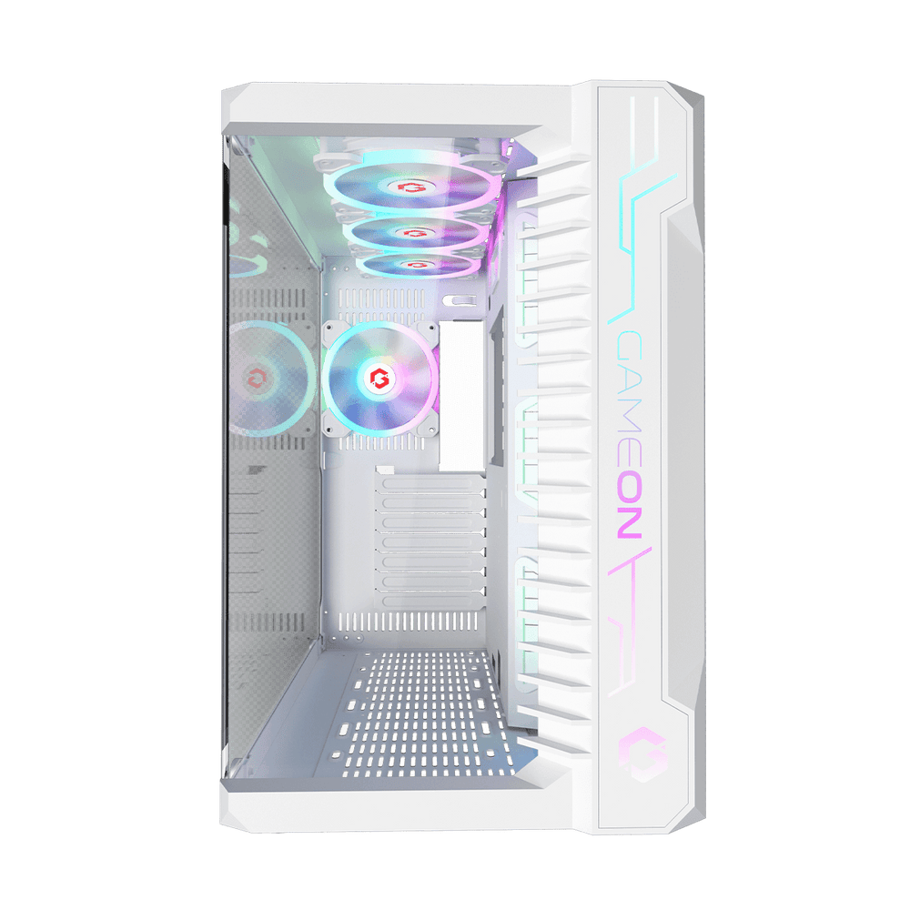 GAMEON Emperor Arctic III Series Mid Tower Gaming Case - White – gameon ...