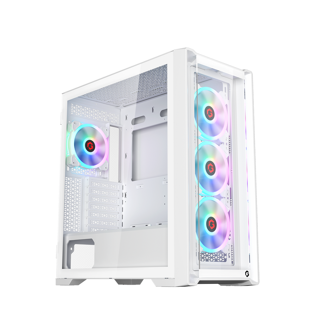 GAMEON Vortex Arctic Series Mid Tower Gaming Case - White – gameon.store