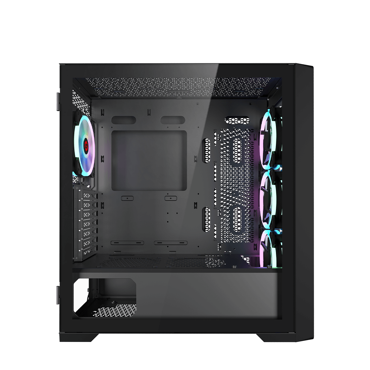 GAMEON Vortex Midnight Series Mid Tower Gaming Case - Black – gameon.store
