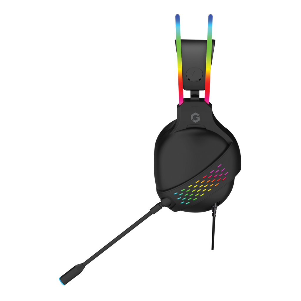 Buy GO-711 RGB Gaming Headset With Detachable Mic Online | Premium ...